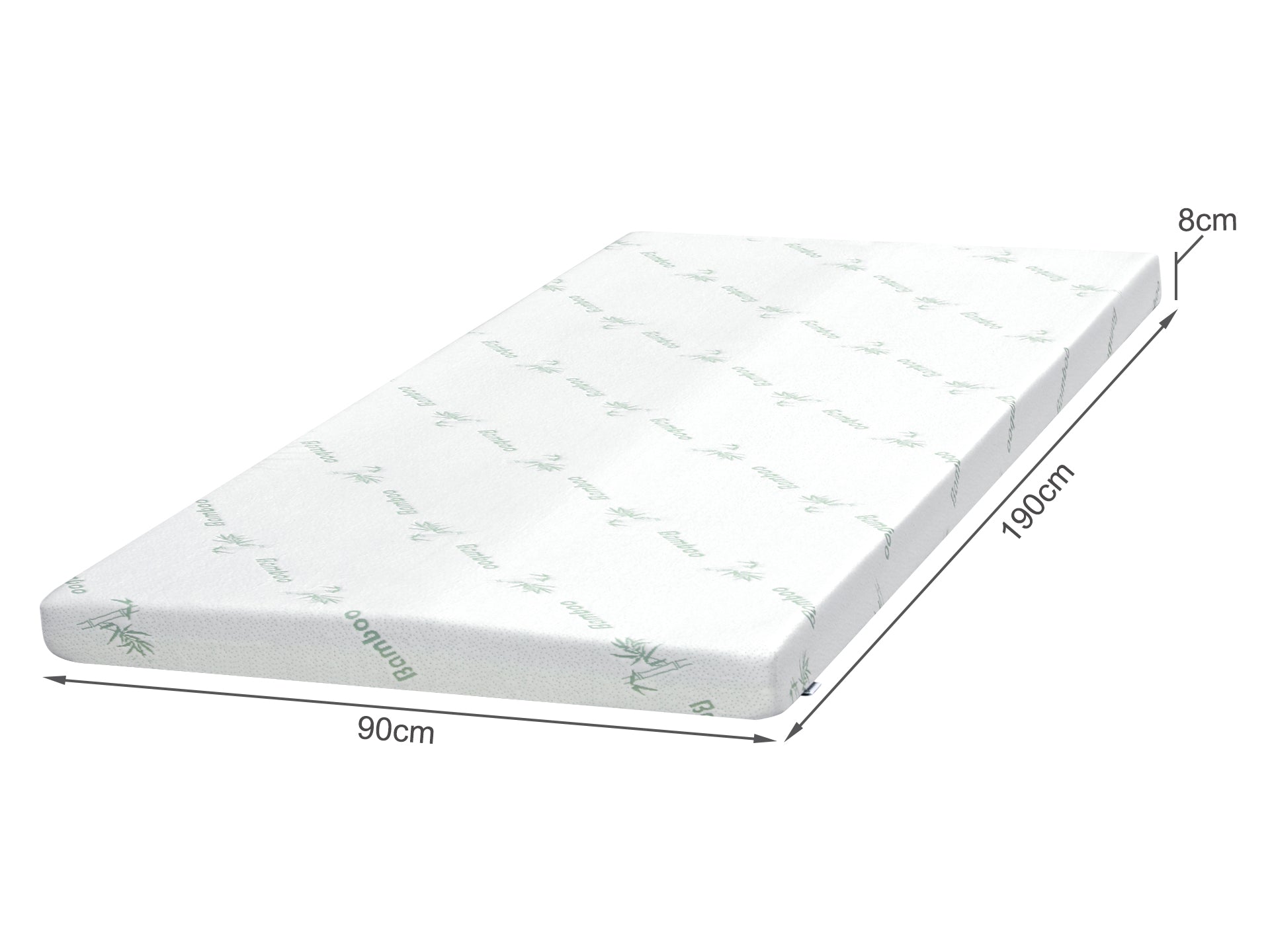 Dream Flip Dual Sided Memory Foam Mattress Topper - Single