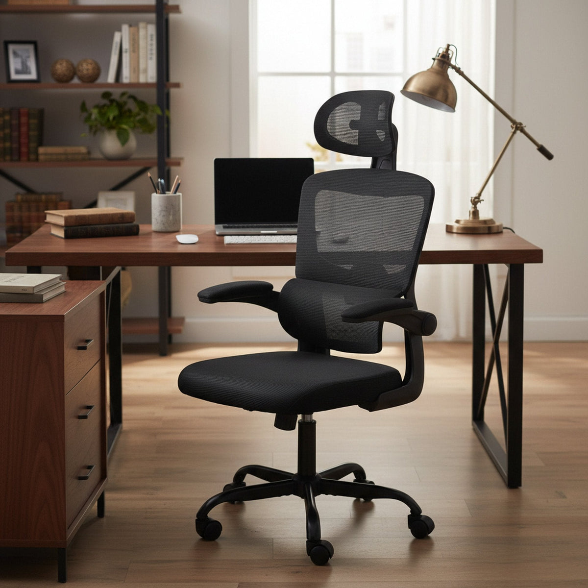 Edison Office Chair - Stylish & Comfortable Black Design