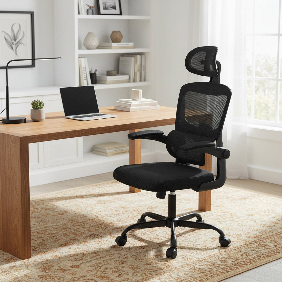 Edison Office Chair - Stylish & Comfortable Black Design