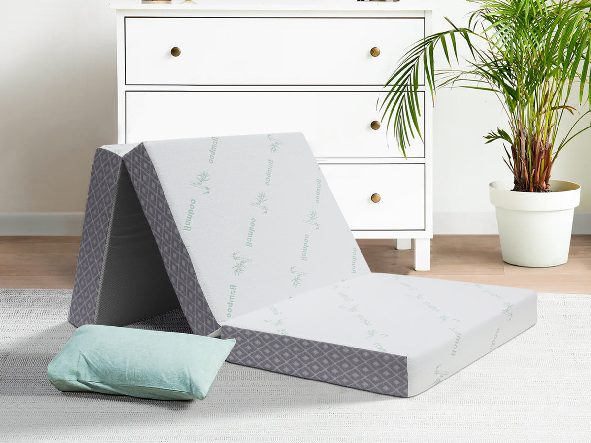 Bamboo Plus Portable Folding Foam Mattress - Single
